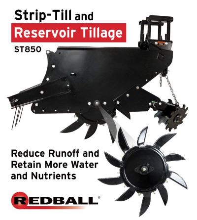 Redball ST850: Strip-Till and Reservoir Tillage