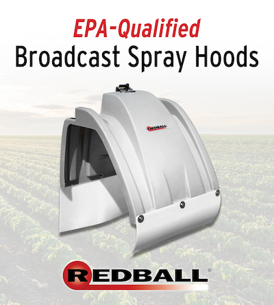 Product Showcase: EPA-Qualified Broadcast Spray Hoods from Redball